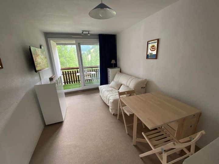 Magnifique Studio Cabine 50m Liaison Pra Loup - La Foux d'Allos