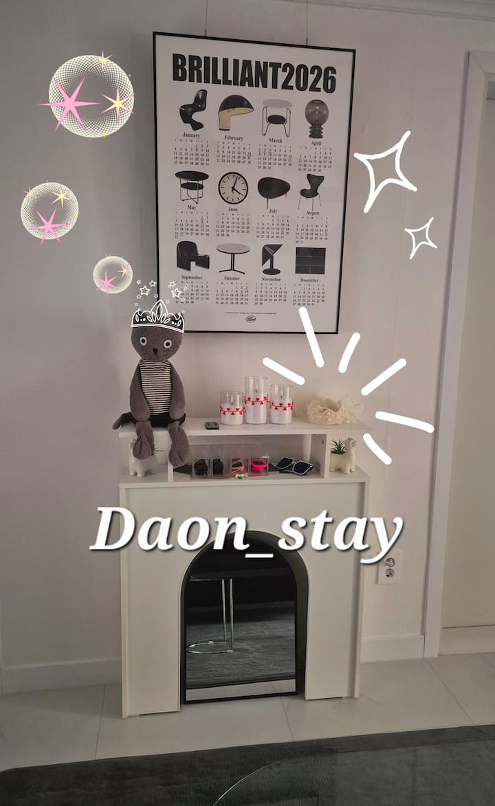 Daon_stay/다온스테이-반월당.동성로.수성못.이월드.서문시장.김광석길.포토존.소품있음 - Daegu