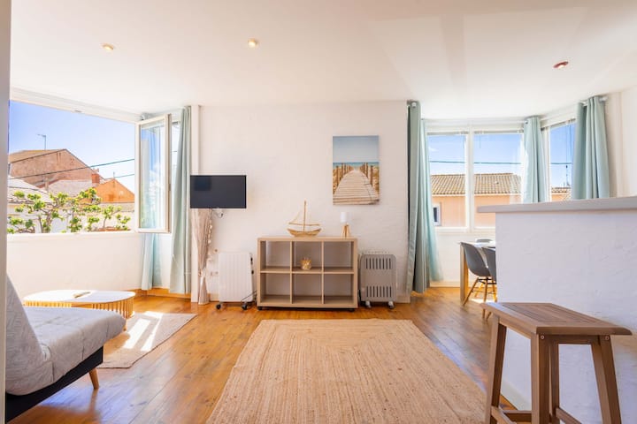 Confort Et Charme, Appartement à 1 Min De La Mer - Valras-Plage