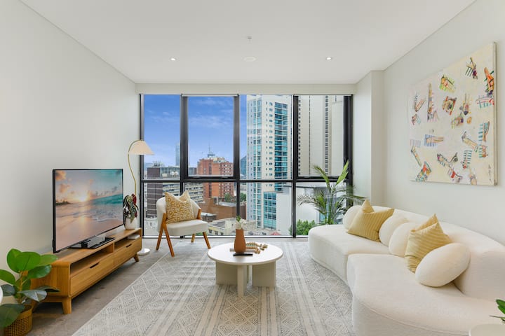 Luxury 1br High-floor City Views Near Chinatown - Sydney central station
