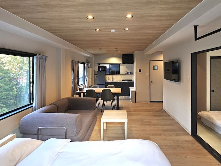 1br Apt•large Living•sleep6•station Close•ski Easy - Yuzawa