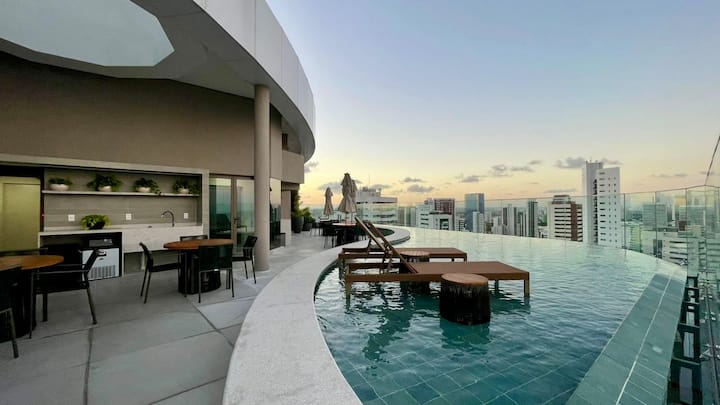 Flat Alto Padrão Em Boa Viagem - Boa Viagem