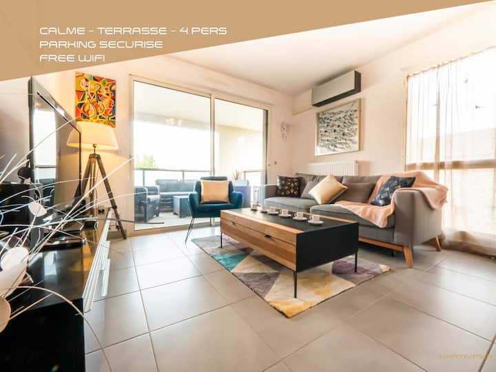 Lac ÉVasion – Calme Et ÉLégance, Parking, Terrasse - Le Crès