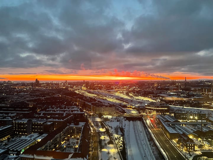 Flot Lejlighed - Fantastisk Udsigt Over København - Copenhaguen