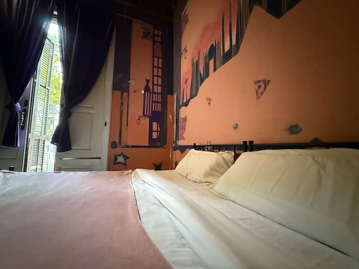 Doble Baño Compartido Balcón Grande Bed & Art - Barcelona