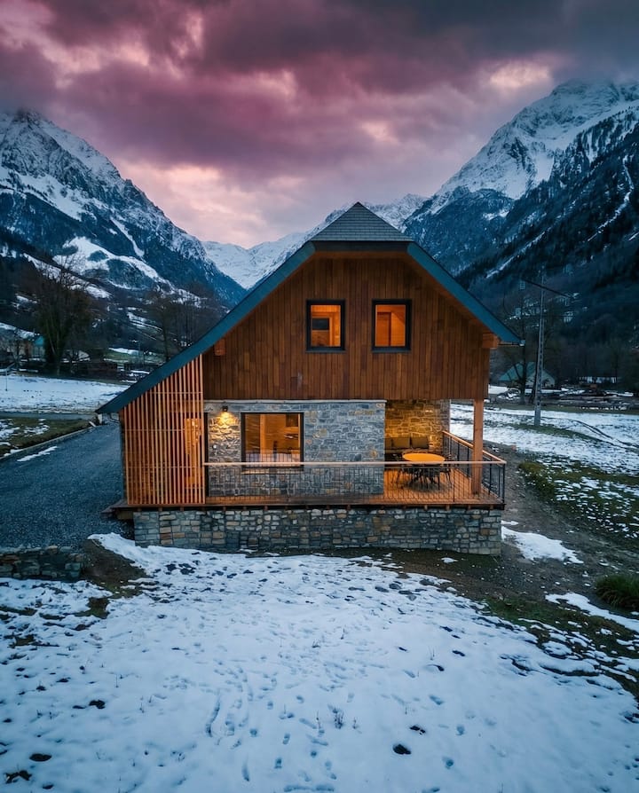 Chalet Neuf 6 Pers • Terrasse Vue Montagne - Loudenvielle