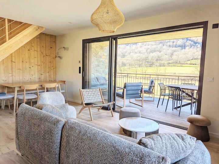 Chalet Neuf 6 Pers • Terrasse Vue Montagne - Loudenvielle