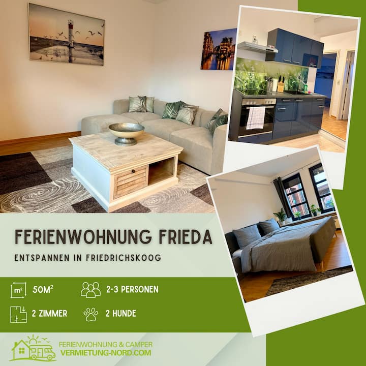50qm 2 Zimmer. Bis 3 Personen. Gern Mit Hund. - Friedrichskoog