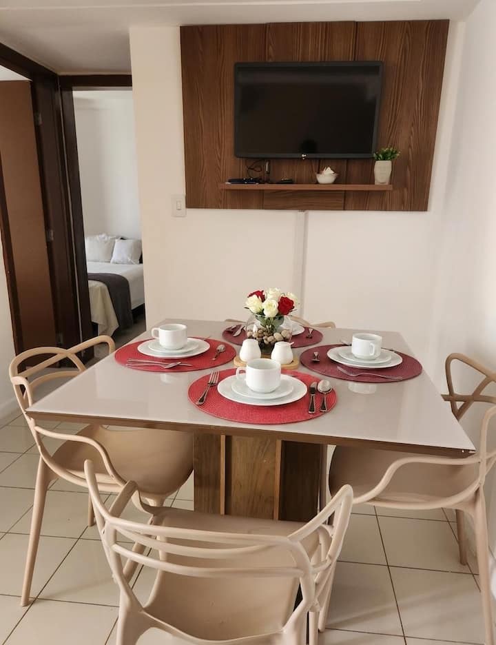 Ap 2q C/ar+suite+garagem |Conforto No Costa Azul - Salvador de Bahía