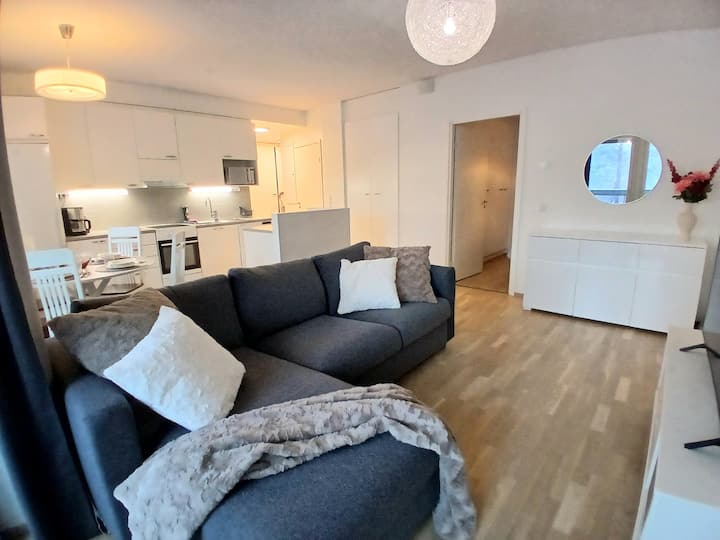 Modern Two-bedroom Apartment With Sauna & Parking - Rovaniemi