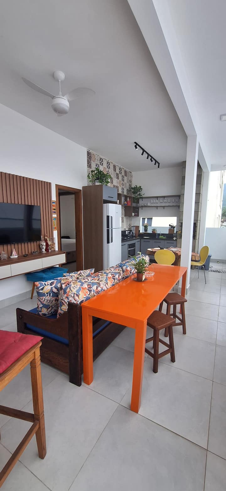 Cf - Casa Mar Azul Sobrado 2 Suites Beautiful Balcony - Ubatuba