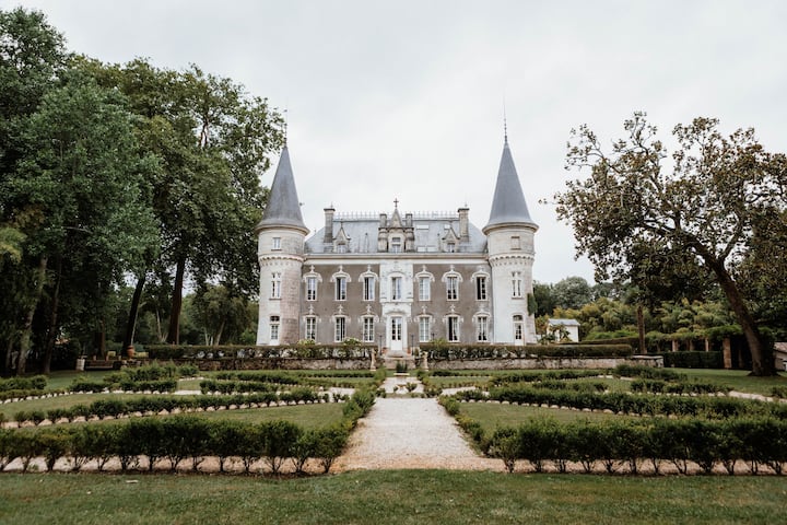 Chambre 2 Pers Château Piscine Tennis - Linxe