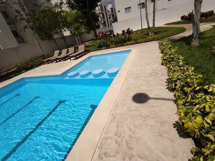 Casa Cancún 3hab C/u Baño Privado Vista Piscina - Cancún