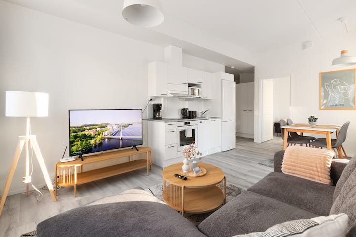 Pramea | 50m2 Kaksio | Pysäköinti | Pyykinpesukone - Jyväskylä