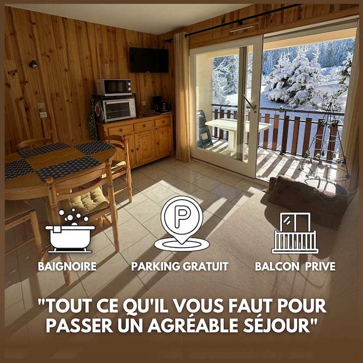 Appartement + Garage Proche Centre Village - Prémanon