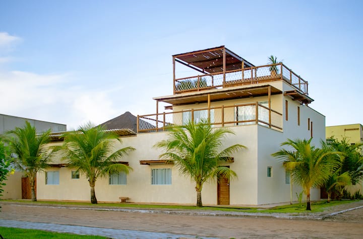 6 Suítes King, Jacuzzi C/vista, Decoração úNica. - São Miguel do Gostoso