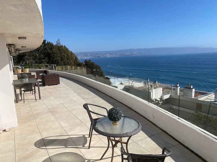 Departamento Frente Al Mar Arriba De Quinto Sector - Concón