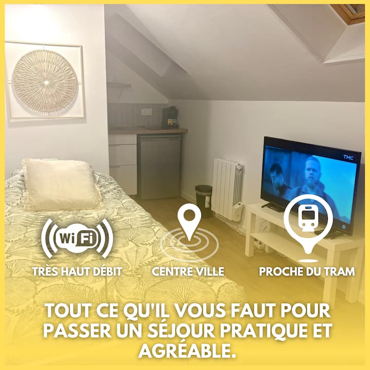 Dalikyda - Le Cityroom - Centre Ville - Wifi Calme - Le Havre