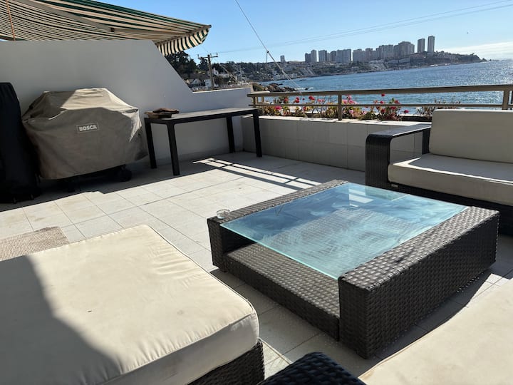 Dep Primera Línea Playa Amarilla Con 2 Cocheras - Concón