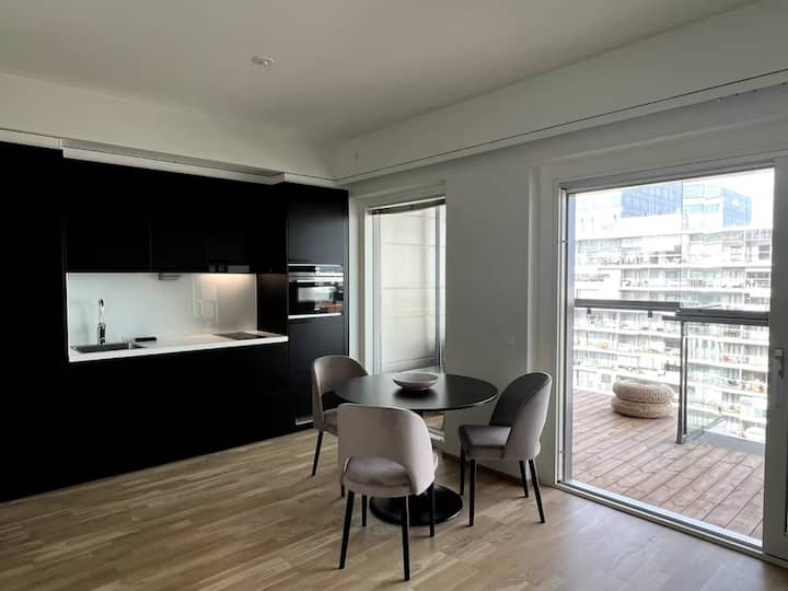 Modern 11th Floor Apt Above Mall Of Tripla - Helsinki