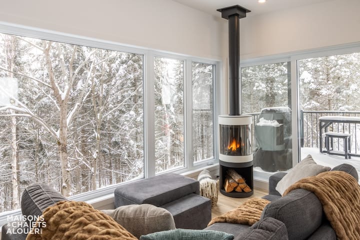 Le Meroli Du Mont Adstock | Spa | Ski | Nature - Thetford Mines