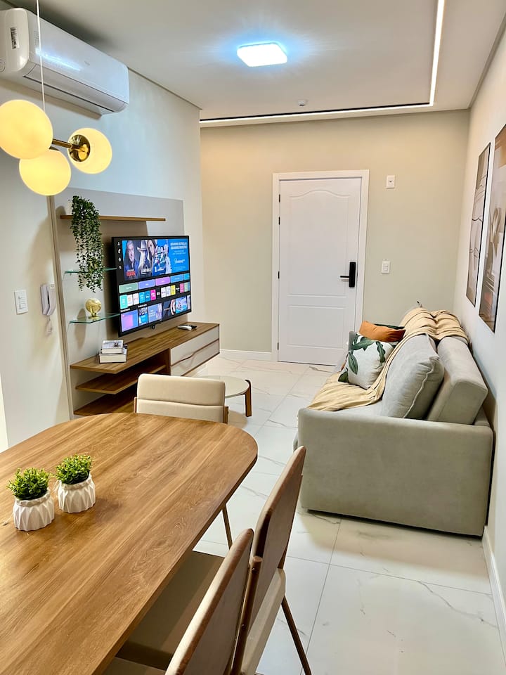 Apartamento Moderno Com Duas Suítes Confortáveis - Itapema