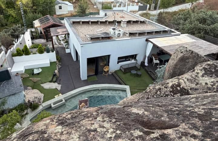 Villa De Lujo Con Piscina, Barbacoa, Estufa, 3 Hab - Cebreros