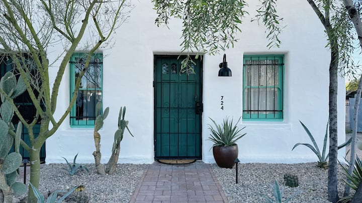 Casa Verde | Historic Adobe Home + Private Patio - Tucson, AZ