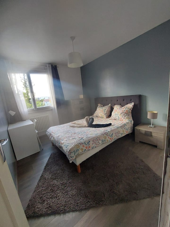 T4 Lumineux - 3 Chambres - Vaulx-en-Velin