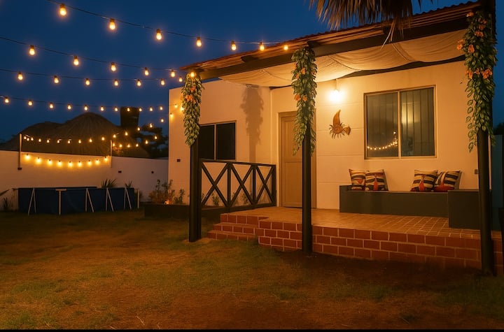 Agua Viva Cabaña Frente Al Mar Aire Acondicionado - San Bernardo Del Viento