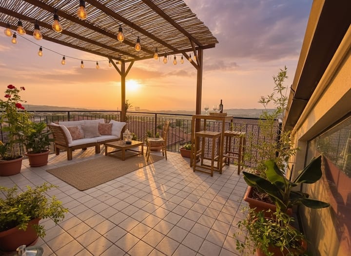 Mansarda Verde Con Vista – Vicino Al Centro - Recanati