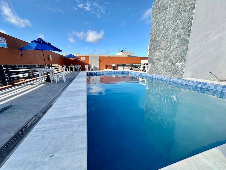 2 Min Da Beira Mar/garagem/coz. Completa/love Pet - Maceió