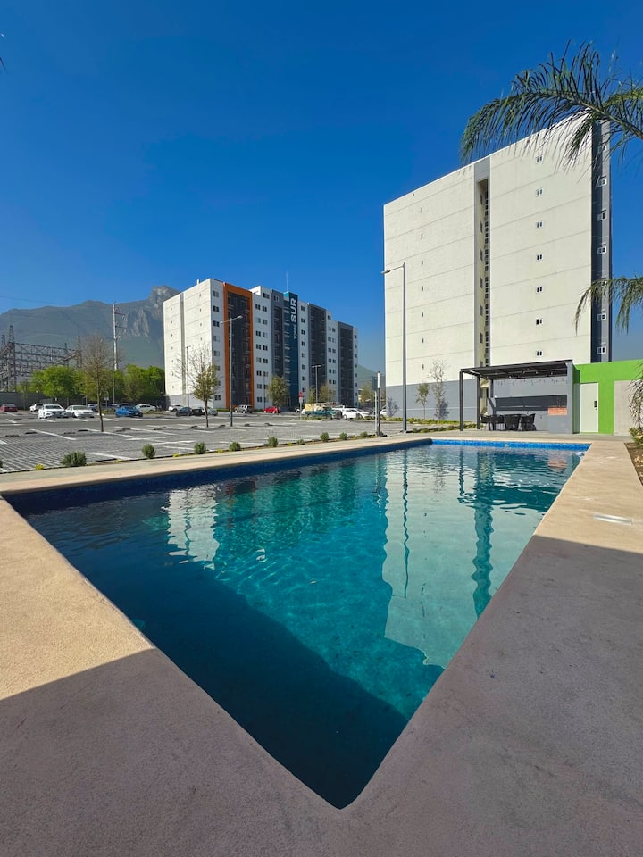 Depa Con Alberca, Terraza, Gym A 4 Km Del Estadio - Jalisco