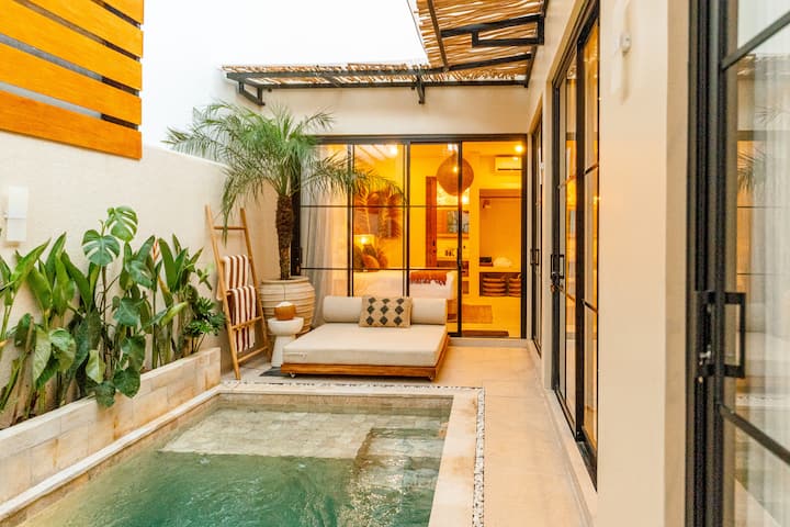 Afro-tropic 2br Villa • Rooftop • Fitness • Canggu - Indonesia