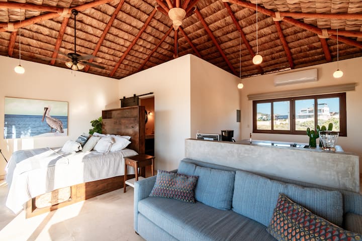 Bungalows Gaviones – Terrasse & Vue Sur La Mer - Baja California Sur