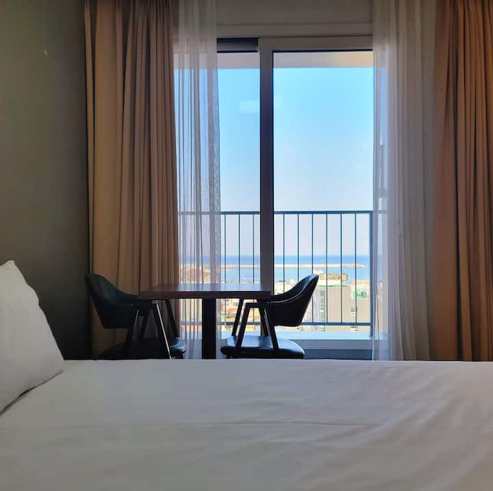 속초  스테이｜오리엔 속초 호텔｜잔잔한 하프오션뷰｜청결 최상 - Sokcho