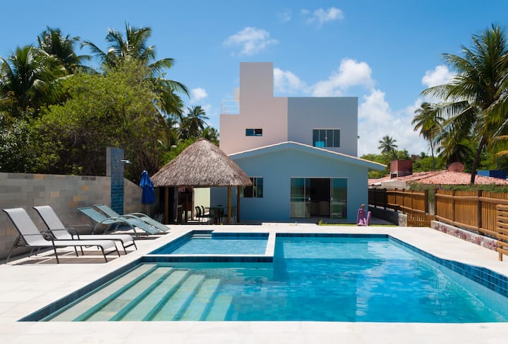 Casa Beira Mar Com Piscina Privativa - Maragogi