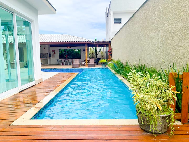 Luxo (12 Pessoas): Piscina, Jacuzzi E ÁRea Gourmet - Porto Seguro