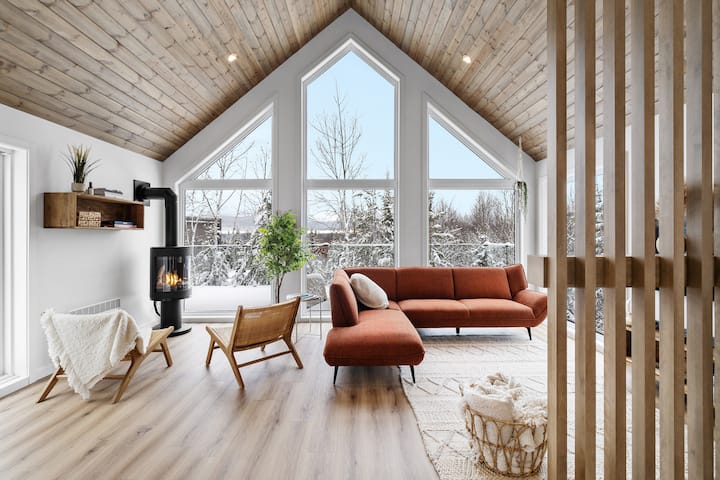 Chalet Mökki  Mont Adstock - Ski-golf-vélo-spa - Thetford Mines