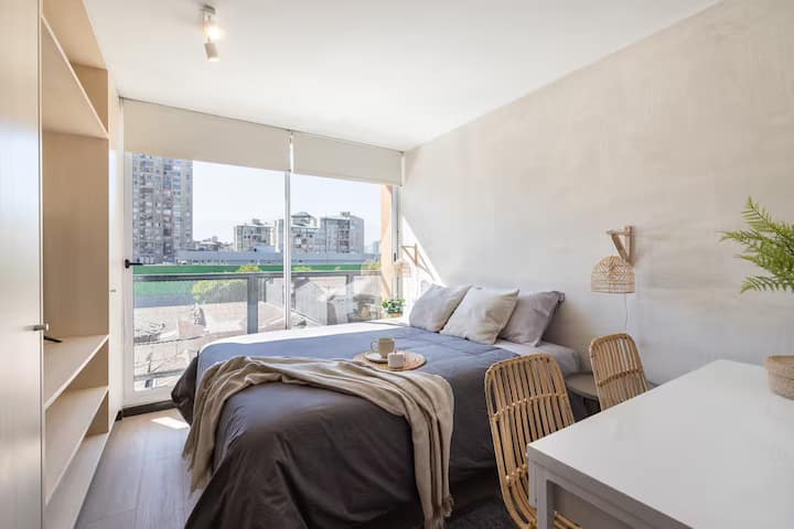 Hermoso Departamento A Pasos Del Metro Y Mercados - Chile