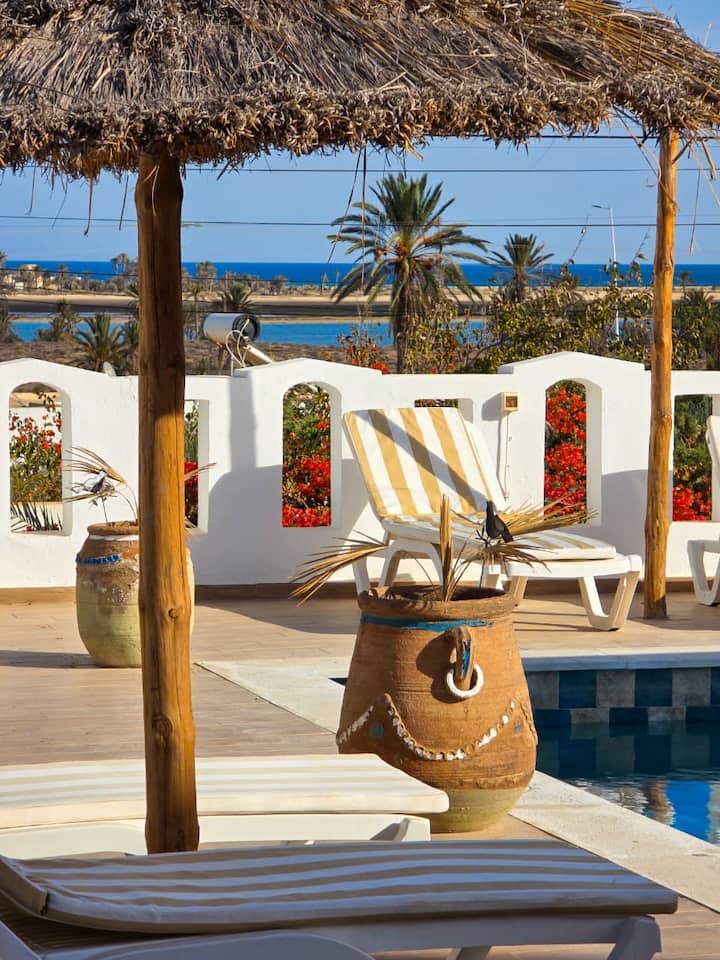 Villa Luxe Vue Mer Avec Piscine Privée - Midoun