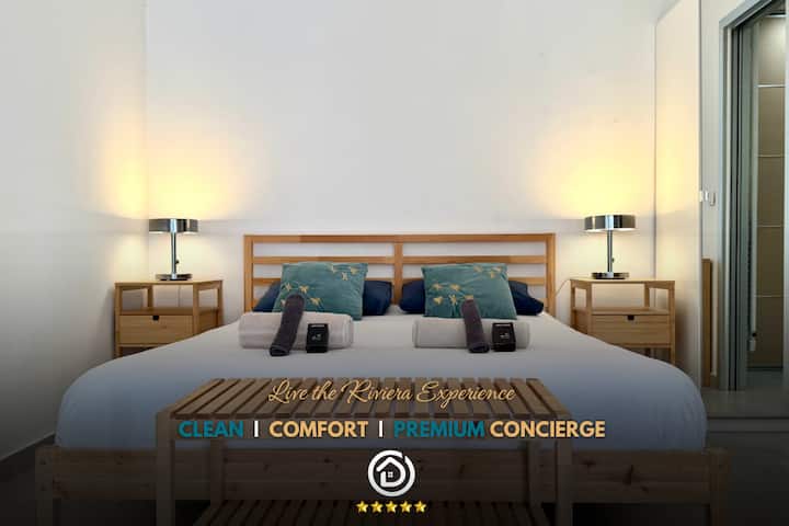 Petit Havre De Paix Avec Terrasse Privée à Menton - Monaco