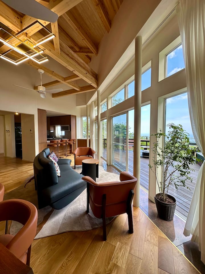 Ocean View & Hotspring Villa・mt Omuro｜pizza & Bbq - Kawana