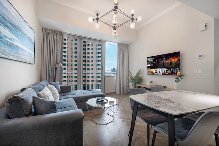 Luxury 2br Dubai Marina, Sea Views, Walk To Beach - Dubai Marina
