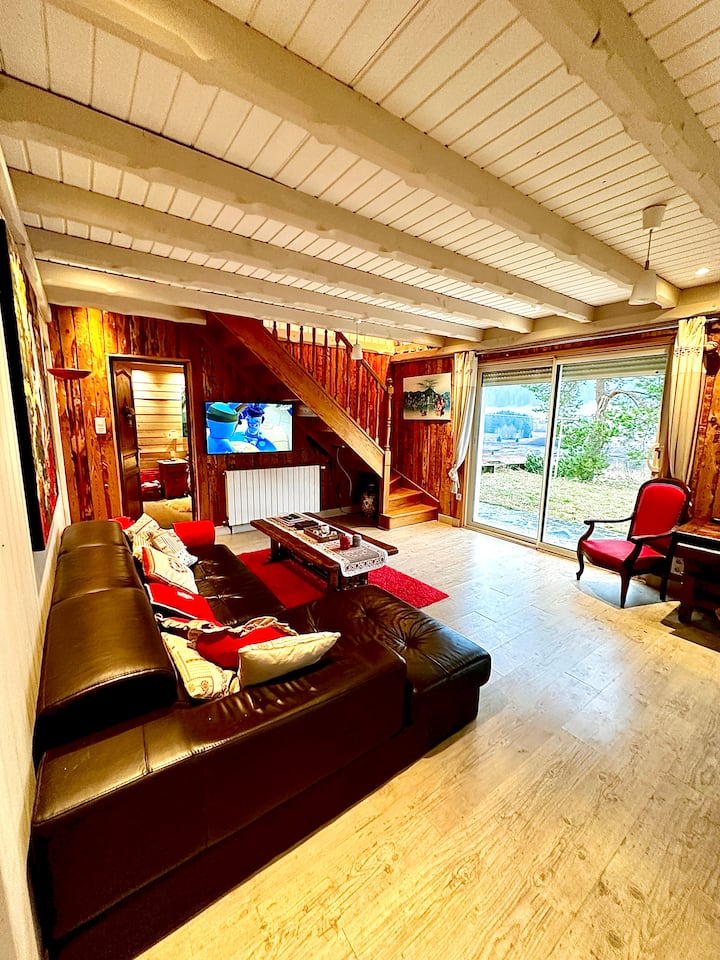 Grand Chalet Vue Montagne, Forêt Et Lac. - Les Rousses