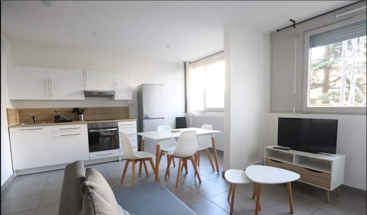 Chambre Quartier Part-dieu, Salon Pièce Eau Commun - Lyon