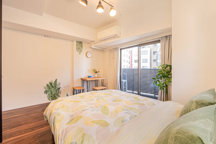 【K4】开业特惠/位置绝佳/地铁站3分/高档公寓/26㎡/近上野浅草/双机场直达/高速wifi - Ueno