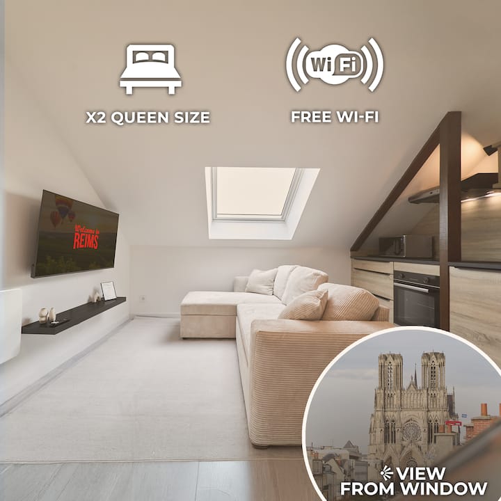 Libergier • Hyper Centre • Wifi • Netflix - Bezannes