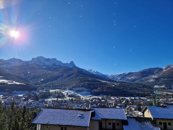 Studio Vue Magnifique Sur La Vallée De L'ubaye - Barcelonnette