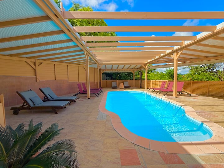 Villa Case Bourbon * Piscine, Fitness Et Jeux - Martinique